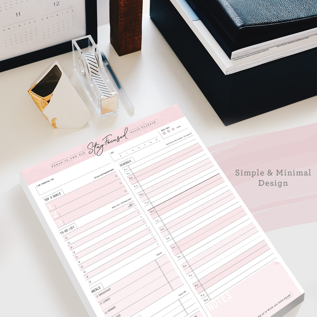 Stay Focused Premium Daily Planner – GoodyFarm